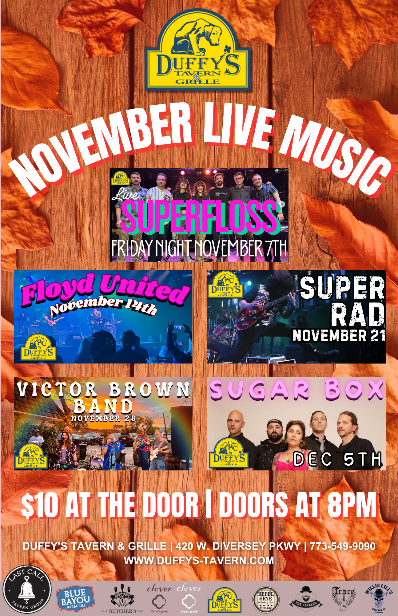 November Live Fridays @ Duffy’s Tavern & Grille - Duffy's Tavern & Grille